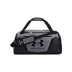 under armour adult undeniable 5.0 duffle , pitch gray medium heather (012)/black , medium