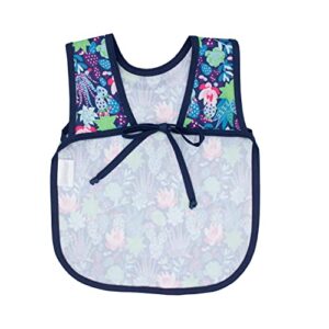 BapronBaby Desert Floral Bapron - No Neck Tie Safer Bib for Baby & Toddler - Soft Waterproof Stain Resistant - Machine Washable - Sz Baby/Toddler 6m-3T