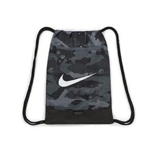 nike db1155 brasilia sports bag unisex-adult smoke grey/black/white 1size