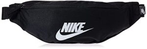 nike sport, black/black/white, 41cm l x 10cm w x 15cm h