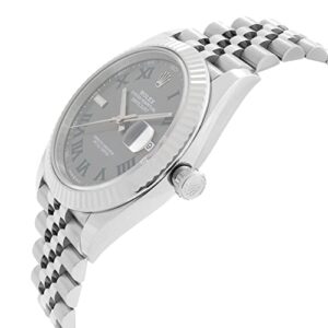 Rolex Datejust 41 Slate Dial Automatic Men's Steel and White Gold Jubilee Watch 126334GYRO