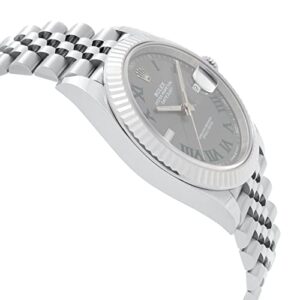 Rolex Datejust 41 Slate Dial Automatic Men's Steel and White Gold Jubilee Watch 126334GYRO