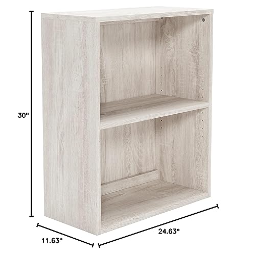 Signature Design by Ashley Dorrinson Bookcase, 25"W x 12"D x 30"H, Whitewash