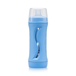 Non Squeeze, No Mess Baby Food Bottle (Blue)