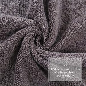 Simpli-Magic 79403 Bath Towels, Gray, 24x46 Inches Towels for Pool, Spa, and Gym Lightweight and Highly Absorbent Quick Drying Towels