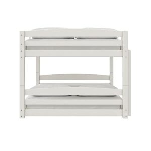 DHP Phoenix Full-Over-Full Floor Bunk Bed, White