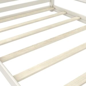 DHP Phoenix Full-Over-Full Floor Bunk Bed, White