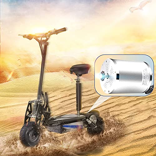 High Speed Brushless DC Motor Kits 2000W 60V Electric Gokart Motor 4250RPM Rated Mid Motors with Controller Pedal Throttle for E-Scooter E-Bike Dirt Bike Motorcycle