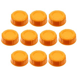 kisangel 10pcs bottle cap travel replacement caps leak proof lids for glass milk bottle breastmilk bottles