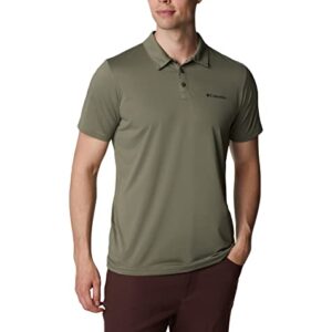 Columbia Men's Hike Polo, Stone Green, Medium