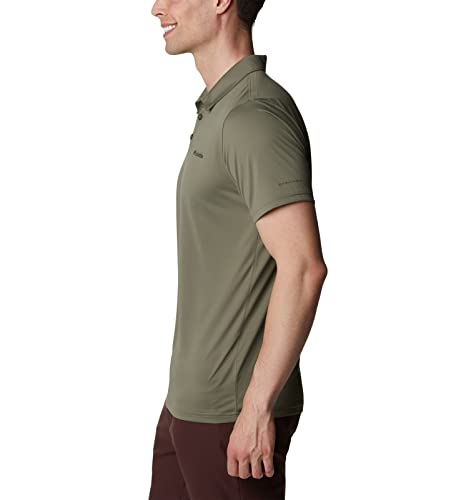 Columbia Men's Hike Polo, Stone Green, Medium