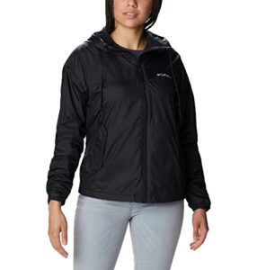 columbia women's flash challenger lined windbreaker, black, small