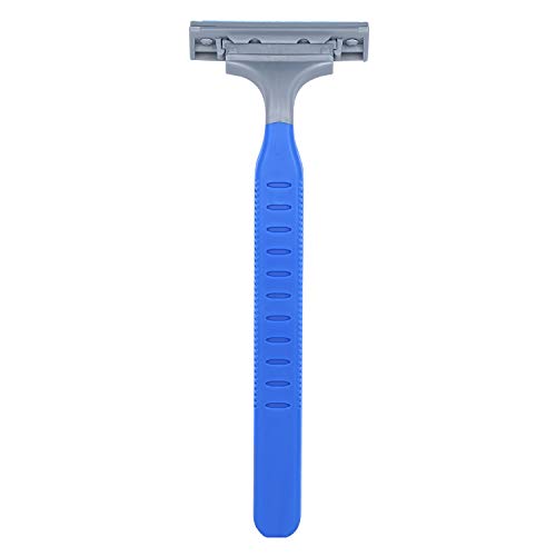 Amazon Basics Twin Blade Pivoting Disposable Razors with Rubber Grip, 32 Count, 1-Pack (Previously Solimo)