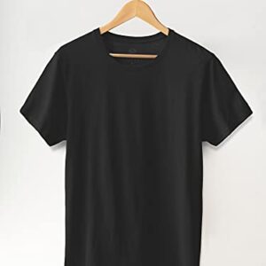 Fruit of the Loom mens Crafted Comfort Artisan Tee (Super Soft, Pima Cotton) T Shirt, Black, Medium US