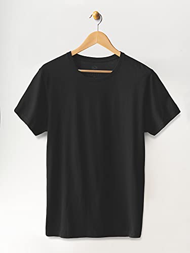 Fruit of the Loom mens Crafted Comfort Artisan Tee (Super Soft, Pima Cotton) T Shirt, Black, Medium US