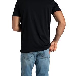 Fruit of the Loom mens Crafted Comfort Artisan Tee (Super Soft, Pima Cotton) T Shirt, Black, Medium US