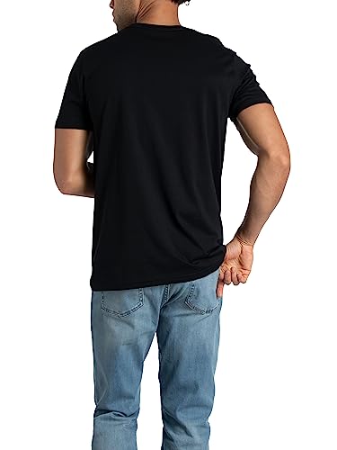 Fruit of the Loom mens Crafted Comfort Artisan Tee (Super Soft, Pima Cotton) T Shirt, Black, Medium US