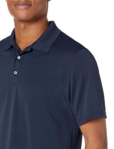 Amazon Essentials Men's Regular-Fit Quick-Dry Golf Polo Shirt (Available in Big & Tall), Dark Navy, X-Large