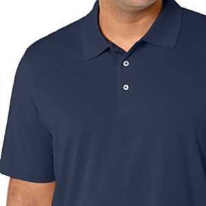 Amazon Essentials Men's Regular-Fit Quick-Dry Golf Polo Shirt (Available in Big & Tall), Dark Navy, X-Large