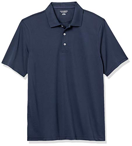 Amazon Essentials Men's Regular-Fit Quick-Dry Golf Polo Shirt (Available in Big & Tall), Dark Navy, X-Large