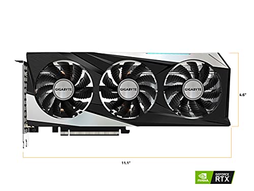 GIGABYTE GeForce RTX 3060 Gaming OC 12G (REV2.0) Graphics Card, 3X WINDFORCE Fans, 12GB 192-bit GDDR6, GV-N3060GAMING OC-12GD Video Card