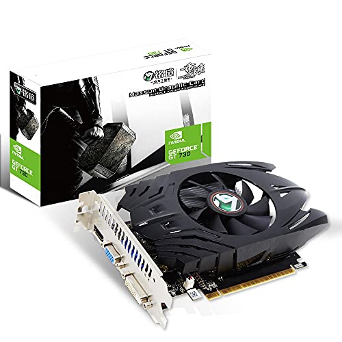 maxsun GeForce GT 730 4GB Video Graphics Card GPU for Computer PC 128 Bit DDR3 ITX Design PCI Express DVI-I, HDMI, VGA