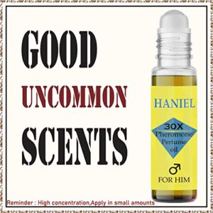 Haniel Travel Size Cologne For Men, Mens Cologne, Feromonas Para Atraer Mujer, Men's Fragrances, Pheromone Cologne for Men, Roll on Pheromone Perfume Oil Mens Cologne, Intimate Partner Exotic Perfume