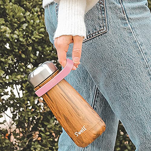 S'well Traveler Handle, Pink Topaz - On The Go Accessory for Your Bottle - Innovative Design and Flexible Grip Crafted from BPA-Free Soft Silicone