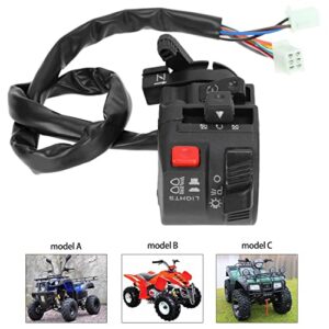 FVRITO 5 Function 9 Wire Left Starter Kill Light Choke Switch Assembly for 150cc 200cc 250cc 300cc TaoTao RoKeta Coolster ICEbear Yamoto Jetmoto Kazuma Vitacci Peace Baja Chinese ATV Quad 4 Wheeler