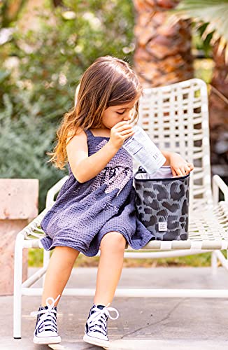 Petunia Pickle Bottom Baby Cooler Bag | Perfect for Baby Bottles and Snacks | Insulated & Reusable Bottle Cooler and Baby Holder | Shadow Leopard