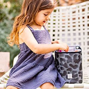 Petunia Pickle Bottom Baby Cooler Bag | Perfect for Baby Bottles and Snacks | Insulated & Reusable Bottle Cooler and Baby Holder | Shadow Leopard