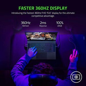 Razer Blade 15 Advanced Gaming Laptop 2021: Intel Core i7-10875H 8-Core, NVIDIA GeForce RTX 3070, 15.6” 360Hz Full HD, 16GB RAM, 1TB SSD Thunderbolt 3 (Renewed)