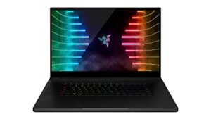 razer blade pro 17 gaming laptop 2021: intel core i7-10875h 8-core, nvidia geforce rtx 3080, 17.3" 4k 120hz, 32gb ram, 1tb ssd - chroma rgb - thunderbolt 3 - sd card reader (renewed)