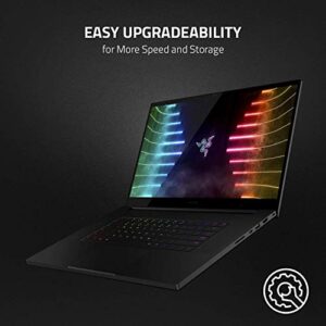 Razer Blade Pro 17 Gaming Laptop 2021: Intel Core i7-10875H 8-Core, NVIDIA GeForce RTX 3080, 17.3" 4K 120Hz, 32GB RAM, 1TB SSD - Chroma RGB - Thunderbolt 3 - SD Card Reader (Renewed)