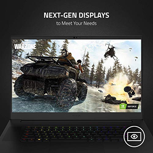 Razer Blade Pro 17 Gaming Laptop 2021: Intel Core i7-10875H 8-Core, NVIDIA GeForce RTX 3080, 17.3" 4K 120Hz, 32GB RAM, 1TB SSD - Chroma RGB - Thunderbolt 3 - SD Card Reader (Renewed)