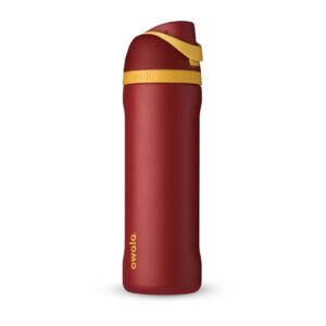 owala harry potter freesip insulated stainless steel water bottle with straw, bpa-free sports water bottle, great for travel, 24 oz, gryffindor