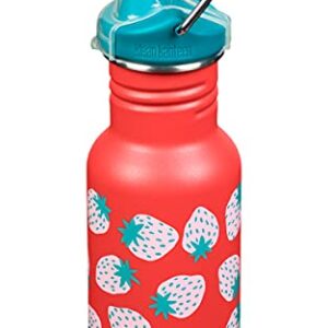 Klean Kanteen Kid Classic Narrow 12oz (w/Sippy Cap) Coral Strawberries