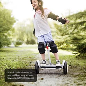 Segway Ninebot S Kids, Smart Self-Balancing Electric Scooter, 800 Watts Power, Max 8 Miles Range & 8.7MPH, Hoverboard with LED Light, Compatible with Mecha kit