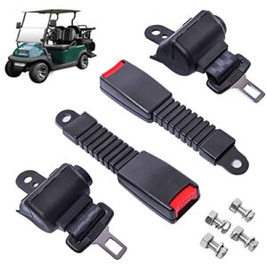 gaoerfu-cp golf cart seat belts, retractable, universal,for ezgo, yamaha, club car, go kart,utv, buggies and bus-set (2pcs)