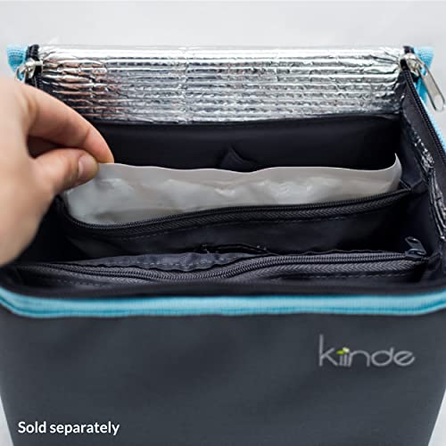 Kiinde Reusable Gel Ice Pack for Twist Cooler Bag, Anika Pump Bag (2-pack)