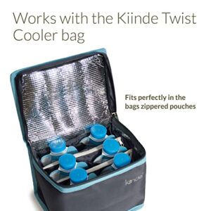 Kiinde Reusable Gel Ice Pack for Twist Cooler Bag, Anika Pump Bag (2-pack)