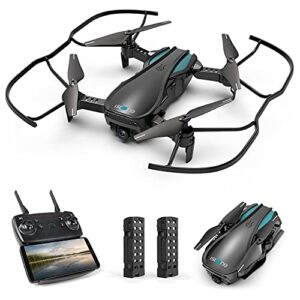 drone with camera 1080p for adults foldable rc quadcopter drone for kids beginners with altitude hold, one key take off/landing, rc toys gifts for kids and adults