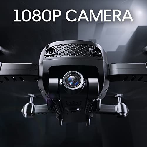 Drone with Camera 1080P for Adults Foldable RC Quadcopter Drone for Kids Beginners with Altitude Hold, One Key Take Off/Landing, RC Toys Gifts for Kids and Adults