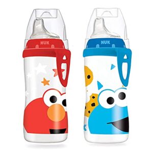 nuk active cup, 10 oz, 1-pack (2 pack, sesame street)