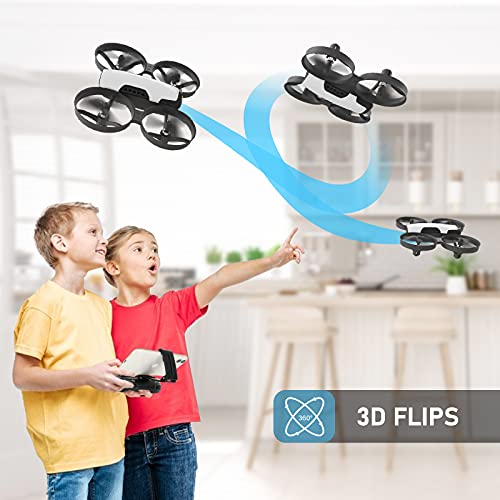 Cheerwing U61S Mini Drones with Camera for Kids and Adults 720P HD 2.4Ghz Rc Quadcopter WiFi Fpv Drone with Altitude Hold,2 Batteries White