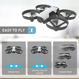 Cheerwing U61S Mini Drones with Camera for Kids and Adults 720P HD 2.4Ghz Rc Quadcopter WiFi Fpv Drone with Altitude Hold,2 Batteries White