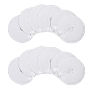 feeding tube pad g tubes button pads holder covers, g/j tube pads, feeding tube peg tube supplies nursing care pads (12 pack)