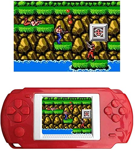 Elolicu Handheld Game Console for Kid Children, 2021 New Built in 268 Classic Retro Video Games 2 Inch Screen Portable Game Console Arcade Video Gaming Player System Best Birthday Gift for Kid (Red)