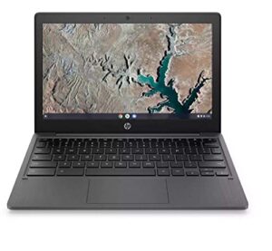 hp chromebook 11a 11a-na0035nr, 11.6" hd (1366 x 768) laptop for students, mediatek mt8183, mediatek integrated graphics, 4gb lpddr4 ram, 32 gb emmc storage, chrome os, ash gray (renewed)