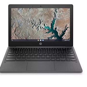 HP Chromebook 11a 11a-na0035nr, 11.6" HD (1366 x 768) Laptop for Students, MediaTek MT8183, MediaTek Integrated Graphics, 4GB LPDDR4 RAM, 32 GB eMMC Storage, Chrome OS, Ash Gray (Renewed)